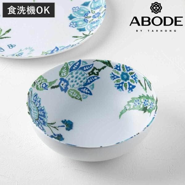 サイズ/約高さ6.1cm直径：約17.8cm重量/約189g容量/約1005ml内容量/1個材質/メラミン樹脂生産国/中国製耐熱温度/100度食器洗い乾燥機/使用可能電子レンジ/使用不可オーブン/使用不可●ブルーとティールカラーを基調にした...