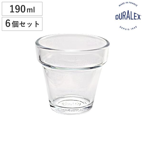 サイズ/約高さ7.7cm直径：約8.2cm容量/約190ml内容量/6個材質/全面物理強化ガラス生産国/フランス製耐熱温度/120度食器洗い乾燥機/使用可能電子レンジ/使用可能●スタッキングしやすい形状のグラス、6個セットです。●190ml...