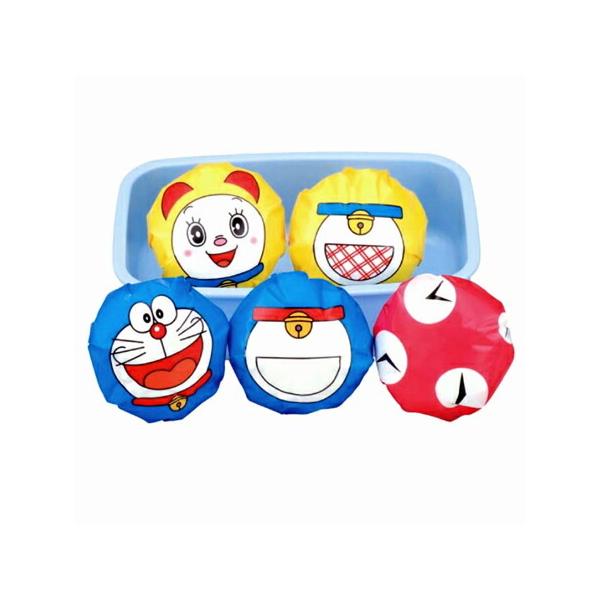 サイズ/約横18×縦18cm内容量/15枚入（5柄×各3枚入）付属品：止めシール　15枚材質/ポリプロピレン●キャラ弁作りに大活躍のおにぎりラップです。●ごはんを包むだけで簡単にドラえもんのかわいいキャラ弁ができます。●直接手でおにぎりを触...