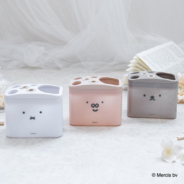 サイズ/約幅11.1×奥行6.5×高さ9.4cm歯ブラシ立て用穴（大）：約直径1.9cm歯ブラシ立て用穴（小）：約直径1.6cmジョイントパーツ内径：約0.9cm内容量/1個付属品；ジョイントパーツ　2個材質/AS樹脂、ポリプロピレン、他種...