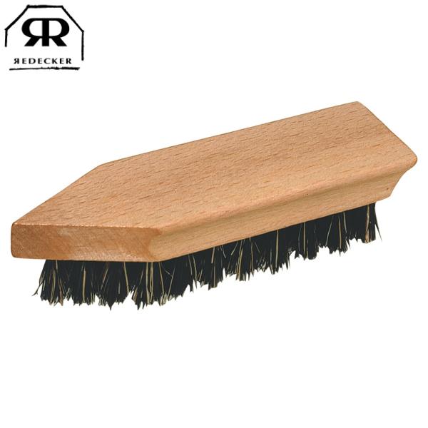 サイズ/約横4×縦13cmブラシ毛足：約2cm内容量/1個材質/柄：ブナブラシ：植物繊維生産国/ドイツ製●ドイツ老舗ブラシメーカー「REDECKER」の靴用ハンドブラシです。●やや硬めの植物繊維ブラシです。●お子様の運動靴のお手入れにも丁度...