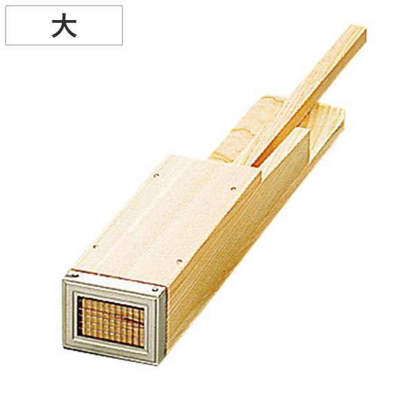 サイズ/内寸：約幅3.7×奥行13.3×高さ2.1cm重量/約125g内容量/1個材質/桧金具：ステンレス　生産国/日本製食器洗い乾燥機/使用不可●桧（ヒノキ）で作られた昔ながらのところてん突きです。●一度にたくさん作れる大サイズです。●刃...