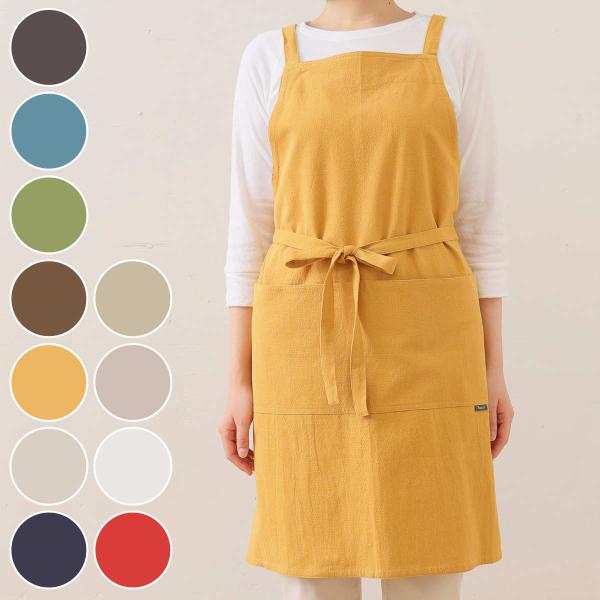 サイズ/約幅85×高さ80cm内容量/1枚材質/綿100％種類/ブラック、ブルー、グリーン、ブラウン、マスタード、ナチュラル、ネイビー、ドライハーブ、ライトグレー、ホワイト、ブリックレッド生産国/インド製●背中で肩ひもがクロスしているタイプ...