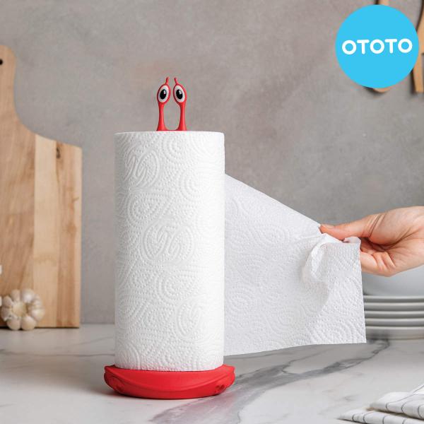 サイズ/約幅12.2×奥行12.2×高さ31cm内容量/1個材質/プラスチック、シリコン生産国/中国製●キッチンペーパーの中からカニが覗いているユニークなデザインの、キッチンペーパーホルダーです。●自立するのでキッチンや食卓の上など、どこで...