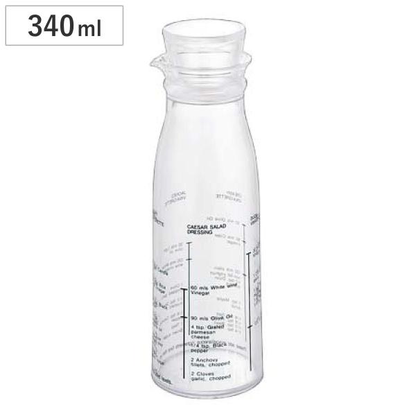 サイズ/約幅6.1×奥行6.1×高さ19.8cm重量/約114g容量/約335ml内容量/1個材質/アクリル樹脂、シリコーンゴム食器洗い乾燥機/使用不可●オリジナルドレッシングが作れるボトルです。●オイルとお好みのハーブやスパイス、調味料を...