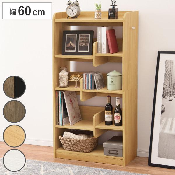 サイズ/約幅60×奥行29×高さ122cm（両取っ手を含む：64cm）内容量/1台付属品：可動棚2枚材質/プリント紙化粧パーティクルボード種類/ブラック、ブラウン、ナチュラル、ホワイトウォッシュ生産国/マレーシア製組立状態/お客様組立品梱包...