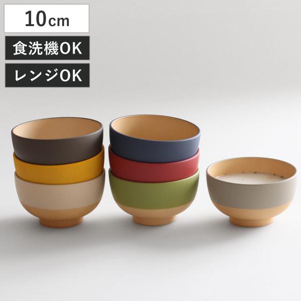 サイズ/約高さ5.8cm直径：約10cm容量/約250ml内容量/1個材質/PET/ABS樹脂塗り：ウレタン（抗菌塗装）種類/ルリ、あかね、ウグイス、レモン、クルミ、アマ、キナリ生産国/日本製耐熱温度/140度耐冷温度/-20度食器洗い乾燥...