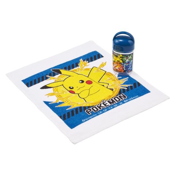 サイズ/おしぼり：約横28×縦32cmケース：約横5.8×奥行4.4×高さ12.5cm重量/約65g内容量/1個（ケース、おしぼり、名前シール）材質/ケース：AS樹脂おしぼり：綿100％生産国/中国製生産国補足/おしぼりケース:日本製耐熱温...