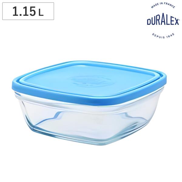 サイズ/約幅17×奥行17×高さ6.7cm容量/約1.15L内容量/1個（ボウル×1、フタ×1）材質/ボウル：全面物理強化ガラスフタ：ポリエチレン生産国/フランス製耐熱温度差/120度食器洗い乾燥機/使用可能電子レンジ/使用可能スタッキング...