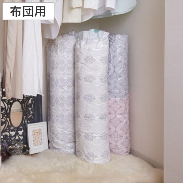サイズ/約横90×縦120cm内容量/1枚材質/本体：ポリエチレン、ナイロンスライダー：ポリプロピレン生産国/中国製●掃除機いらずの布団圧縮袋『大きな布団用』です。●収納場所に合わせて圧縮方法を変えられます。●表面には収納していてもおしゃれ...
