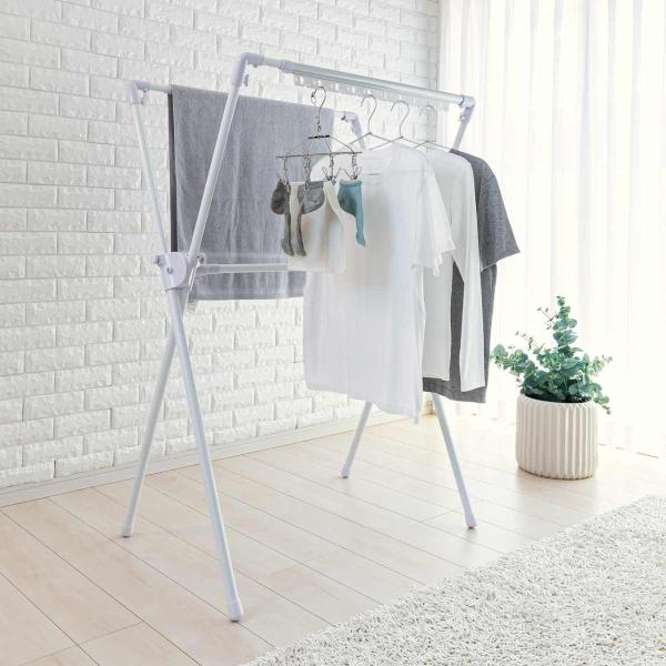 サイズ/使用時：約幅98〜148×奥行59×高さ85〜125(cm)収納時：約幅98×奥行9×高さ92(cm)重量/約2.9kg内容量/1台材質/樹脂コーティングスチールパイプアルミ異型パイプABS樹脂PP樹脂スチール（メッキ）生産国/中国...