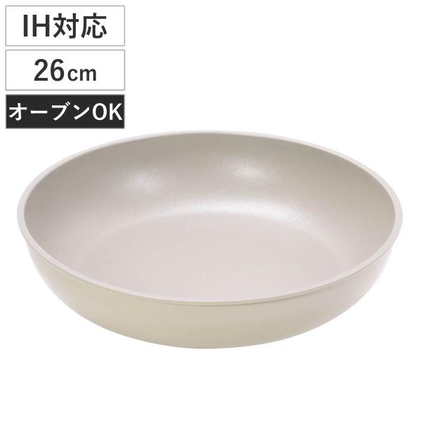 サイズ/約高さ6cm直径：約27cm板厚2.3ｍｍ本体の深さ5.5cm重量/約488g内容量/1個材質/本体：アルミニウム合金はり底：ステンレス鋼表面加工内面：ふっ素樹脂塗膜加工外面：焼付け塗装生産国/中国製オーブン/使用可能熱源/IH・ガ...