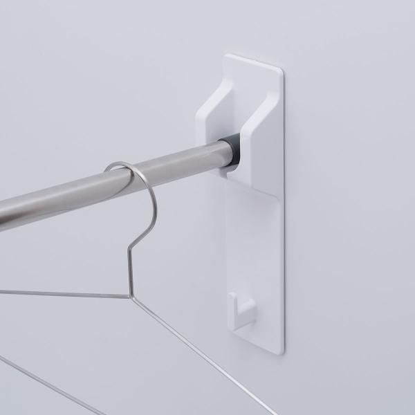 サイズ/約幅6×奥行3.5×高さ23.5cm（1個あたり）ホルダー内寸：約3.5cm内容量/1組材質/本体：ABS樹脂マグネット：ラバーマグネット生産国/日本製耐荷重/約6kg●「マグ・ピット」シリーズの物干し竿ホルダーです。●マグネットタ...