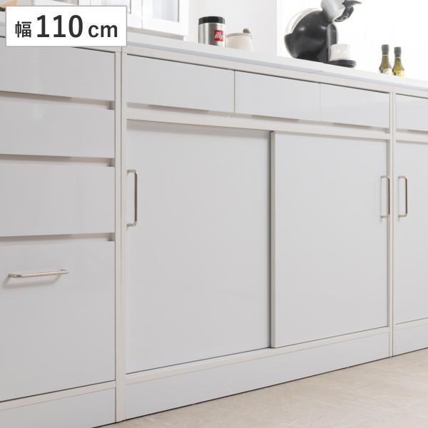 サイズ/約幅110×奥行32.5×高さ87.5cm重量/約45kg内容量/1台付属品：可動棚6枚材質/天板・前板：ハイグロス化粧繊維板その他：強化プリント紙化粧繊維板生産国/中国製引き出し/3杯天板耐荷重/10kg棚板1枚あたり耐荷重/5k...