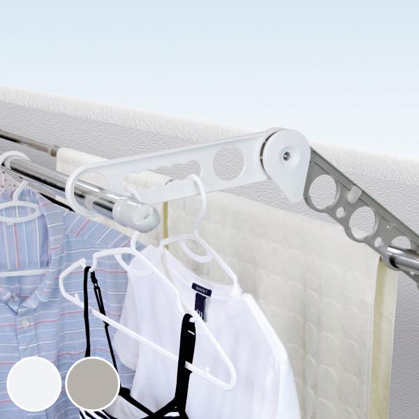 サイズ/約幅3.9×奥行32.8×高さ7.67cm重量/約290g内容量/1組（2本入）付属品：取付部品材質/ASA、ステンレス種類/ホワイト、ステン耐荷重/8kgまで●物干金物用延長アームです。●高さアップで長い衣類も快適に干せます。●角...