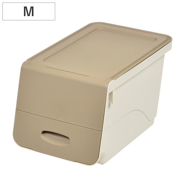 サイズ/約幅24×奥行39.5×高さ24cm重量/約641g内容量/1個付属品：フタ材質/ポリプロピレン生産国/日本製耐熱温度/100度耐荷重/約10kg（1個使用時）●積み重ね可能なフタ付きの、キッチン収納ストッカーです。●広い開口部で、...