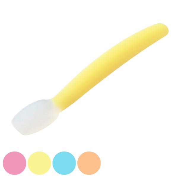 サイズ/スプーン部：約2.2×3.3×0.8cm内容量/1本材質/本体：シリコーンゴム種類/ピンク、イエロー、ブルー、オレンジ生産国/日本製耐熱温度/200度耐冷温度/-20度食器洗い乾燥機/使用不可電子レンジ/使用不可●オールシリコーンで...