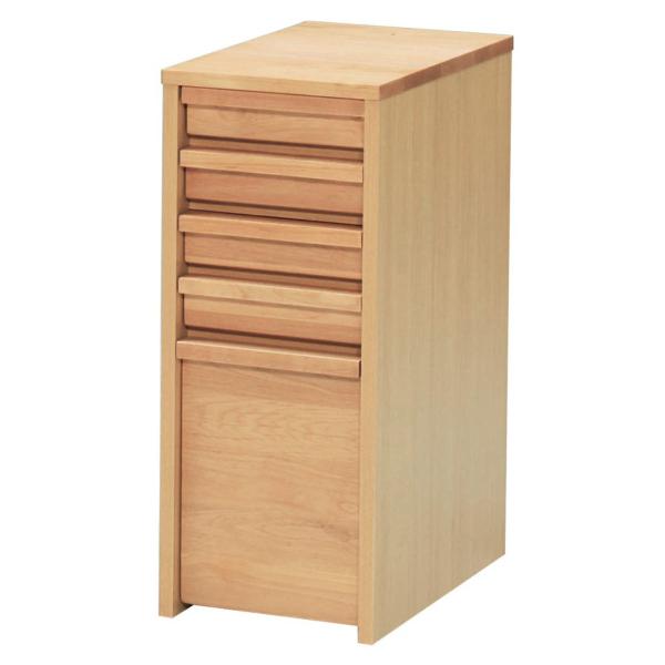 サイズ/約幅30×奥行50×高さ72cm重量/約23.5kg内容量/1台材質/天板・前板：アルダー材・オイル塗装本体側面・背面：プリント生産国/ベトナム製引き出し段数/5段引き出し1段あたり耐荷重/小：約1kg大（最下段）：約5kg天板耐荷...