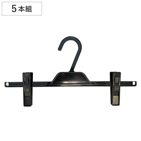 サイズ/約幅34×高さ18cm厚さ：約3cm内容量/5本材質/本体：スチロール樹脂クリップ：ポリプロピレン●クリップが横にスライドできるので、洋服の幅に合わせてハンガーに吊るせます。●クリップ部分にはスポンジ付きで、洋服にクリップの跡がつき...