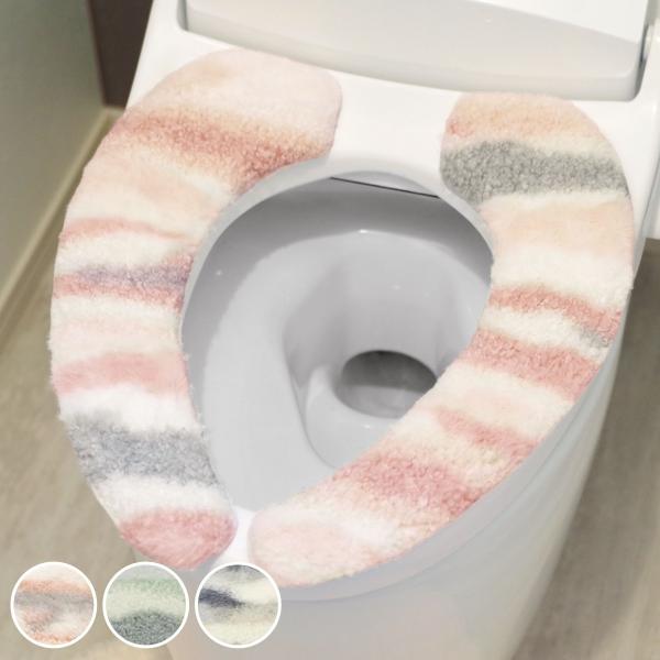 サイズ/洗浄暖房型・普通型（O型・U型）兼用内容量/1組材質/表生地：ポリエステル100％中間層：ポリウレタンフォーム裏面：TPR（抗菌加工）種類/シェルピンク、ミント、グレー生産国/中国製洗濯/洗濯機使用可能●トイレを彩る貼るだけ便座シー...