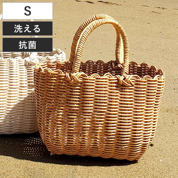 サイズ/約幅26×奥行12×高さ19cm取っ手を含む高さ：約29cm重量/約200g内容量/1個材質/抗菌ポリプロピレン、ポリエチレン生産国/中国製洗濯/手洗いのみ可能●抗菌素材を使用した、洗えるかごバッグです。●水に強く丸洗いが可能です。...