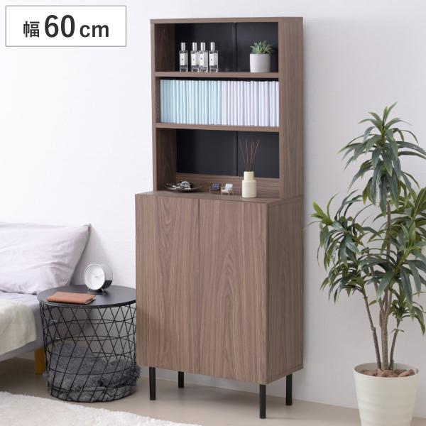 サイズ/約幅60×奥行30.5×高さ155cm内容量/1台付属品：可動棚（上段・下段）各2枚材質/本体：プリント紙化粧合板（強化紙）脚：スチール（粉体塗装）生産国/中国製アジャスター/付き耐荷重/ラック天板・可動棚（上段）：5kg可動棚(下...