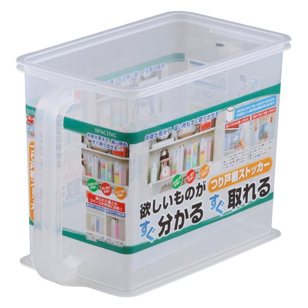 サイズ/約幅17×奥行31.5×高さ22cm容量/約7.8L内容量/1個材質/ポリプロピレン生産国/日本製耐熱温度/110度耐冷温度/-20度●食品のストックや小物の収納に便利なキッチンストッカーです。●中身が見えるクリアタイプなので、欲し...