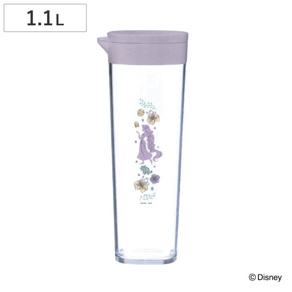 サイズ/約幅10.5×奥行9.4×高さ26.7cm容量/約1.1L内容量/1個材質/本体:AS樹脂ネジ栓:ポリプロピレンパッキン:シリコーンゴム生産国/中国製●涼し気なラプンツェルの冷水筒1.1Lです。●ドアポケットに収納しやすいです。●ヨ...