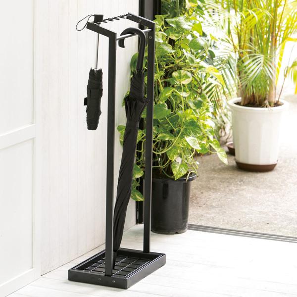 サイズ/約幅39×奥行25×高さ100cm重量/約4.5kg内容量/1台材質/本体：スチールに粉体塗装、受皿：ポリプロピレン(再生樹脂)受皿：ポリプロピレン(再生樹脂)生産国/中国製組立状態/お客様組立品●玄関に置くだけで、美しい空間を演出...