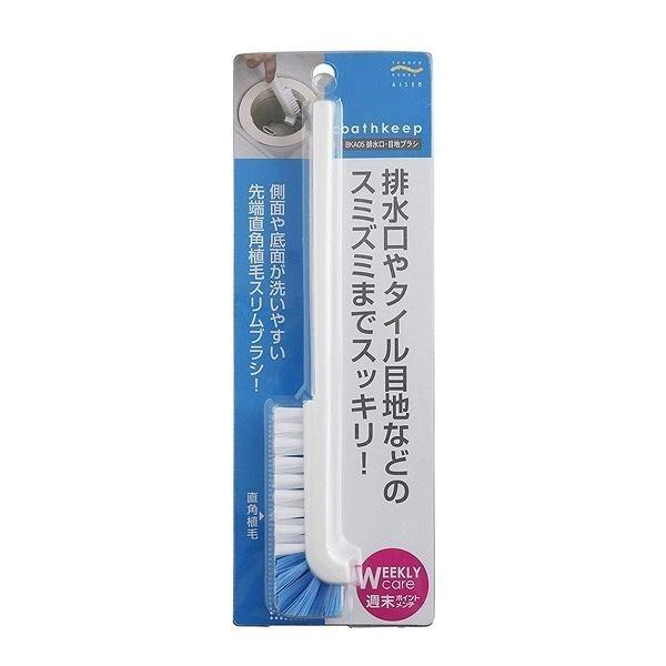 サイズ/約22.8cm重量/約39g内容量/1本材質/ポリプロピレン生産国/中国製●側面や底面が洗い易い、先端直角植毛直角ブラシです。●柄つきで手を汚さずに洗えます。排水口ブラシ キッチン清掃 タイルブラシ 台所清掃 台所ブラシ 掃除用具 ...