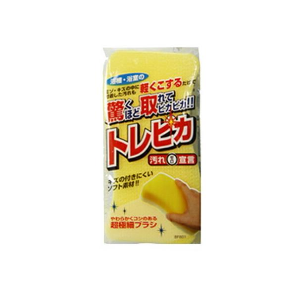 サイズ/約幅17×奥行8.5×高さ5cm内容量/1個材質/ブラシ部：ポリエステル、スポンジ：ポリウレタンフォーム生産国/日本製耐熱温度/70度●軽くこするだけで驚くほど汚れが取れてピカピカになる浴室、浴槽のスポンジです。●極細ブラシ効果で、...