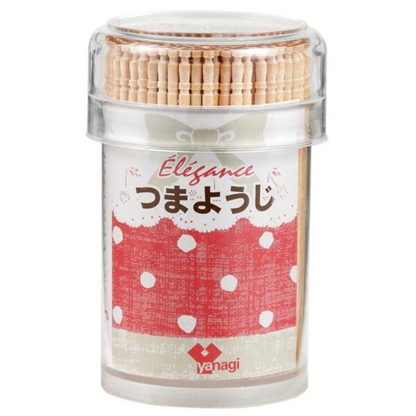 樺材を使用した爪楊枝です。【商品詳細】 サイズ/容器：約直径4×高さ6.7cm 楊枝：約6.5cm 内容量/1個 材質/樺材 生産国/中国　《キッチン用品 楊枝 やなぎプロダクツ》