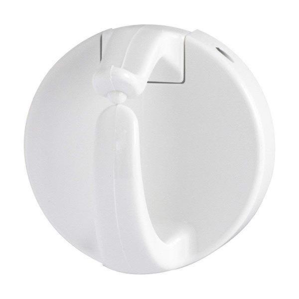 サイズ/約奥行3.5cm直径：約4.5cm内容量/1個付属品：補助鉄板1枚材質/ABS樹脂生産国/中国製耐荷重/約500g●輪ゴムがからまず外せる輪ゴムかけフックです。●マグネットが付いているので冷蔵庫などに取り付けられます。●取付部のマグ...