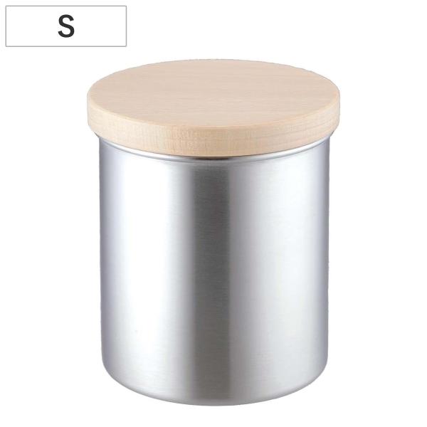 サイズ/約幅8.5×奥行8.5×高さ9.8cm重量/約100g容量/粉：130g、コーヒー豆：120g内容量/1個材質/本体：18-8ステンレスフタ：天然木（ウレタン塗装）パッキン：シリコン生産国/日本製生産国補足/本体・パッキン：日本製フ...