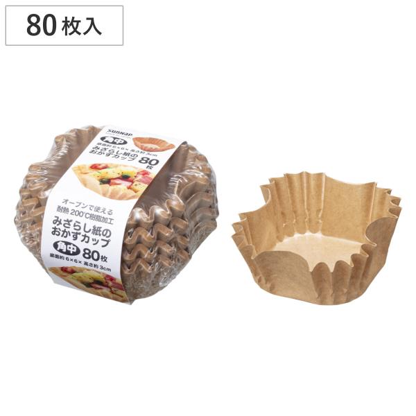 サイズ/約幅6×奥行6×高さ3cm内容量/80枚材質/パルプ内面ポリブチレンテレフタレート加工生産国/日本製耐熱温度/200度電子レンジ/使用可能オーブン/使用可能●電子レンジ・オーブンで使える未晒し紙のおかずカップ80枚入です。●おかずが...