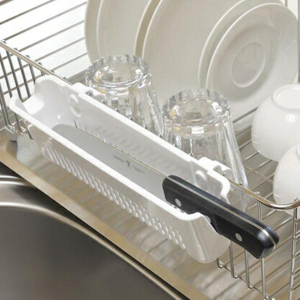 サイズ/付属フックを取り付けた状態：約幅26.4×奥行7.2×高さ7.8cm内寸サイズ：約幅22×奥行3×高さ6cm内容量/1個材質/ポリプロピレン生産国/日本製耐熱温度/120度耐荷重/300g適合品番/水切りカゴ：0048●水切りカゴと...