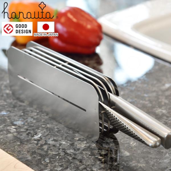 サイズ/約幅21.9×奥行5×高さ8.5cm重量/約370g内容量/1個材質/本体：18-8ステンレスクッションゴム：シリコーンゴム生産国/日本製対応サイズ/包丁刃渡り：約12〜20cm刃の高さ：約5cmまで包丁の柄の太さ：2本並べる場合 ...