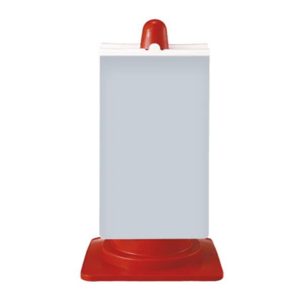 サイズ/約幅30×高さ50cm厚さ：約0.4cm内容量/1枚材質/表示部：反射シートベース：ポリプロピレン発泡●カラーコーン専用の標識です。こちらは無地タイプです。●使用されているコーンに被せるだけの簡単設置です。●反射シートなので、暗い場...