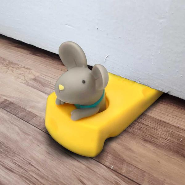 サイズ/約幅5.3×奥行13.1×高さ7.7cm重量/約84g内容量/1個材質/PVC、シリコン生産国/中国製●キュートな存在感のアニマルドアストッパーです。●やわらかく、滑らかな触り心地です。●どんな床面に置いても滑らずにドアをしっかり固...
