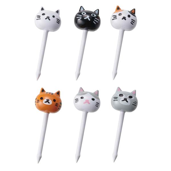 サイズ/約幅1.56×奥行1×高さ4.34cm重量/約16g内容量/6本入材質/ABS樹脂生産国/中国製電子レンジ/使用不可オーブン/使用不可●ネコのお弁当用ピックです。●ミートボールやミニトマトなどにさせば、楽しいお弁当のできあがりです。...
