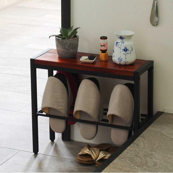 サイズ/約幅50×奥行19×高さ44.6cm重量/約2.8kg内容量/1台材質/パイン材(ラッカー塗装)・スチール(粉体塗装)耐荷重/80kg組立状態/お客様組立品●奥行わずか19cmのスリムサイズです。●耐荷重80kgで腰掛けにも安心して...