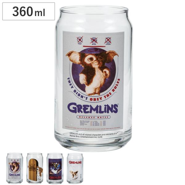 サイズ/約高さ12.5cm直径：約9.6cm容量/約360ml内容量/1個材質/ガラス種類/A、B、C、D生産国/日本製食器洗い乾燥機/使用不可●グレムリンのイラストがかわいい缶型グラスです。●缶のフォルムをそのままガラスにしたデザインで、...