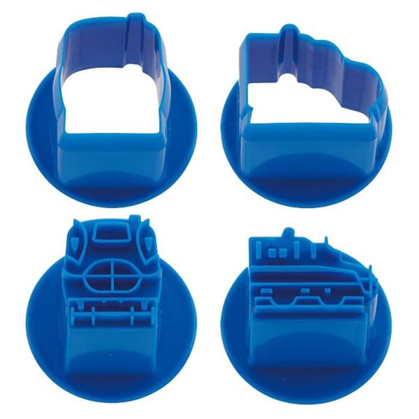 サイズ/約高さ3.7cm直径：約4.5cm内容量/2個セット材質/ポリプロピレン生産国/日本製耐熱温度/120度耐冷温度/-20度●簡単にプラレールの形に野菜を切ることができる抜き型です。●抜き型、押し型、それぞれ2個入りです。●ハムやチー...