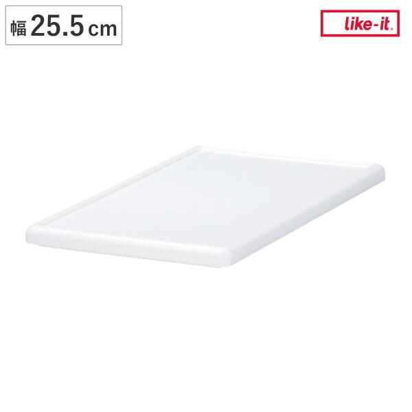サイズ/約幅25.5×奥行45×高さ2cm重量/約350g内容量/1個材質/ポリプロピレン生産国/日本製耐荷重/約2.5kg●「Slim storage（スリムストレージ）シリーズ」25.5cm幅の天板です。●単品同士での組み合わせの際に必...