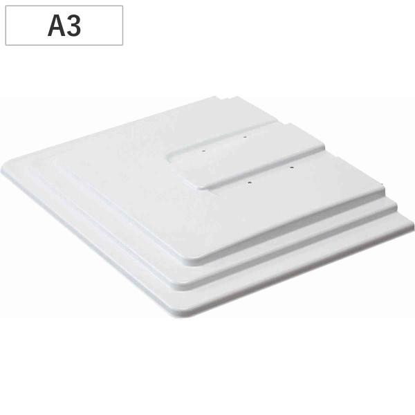 サイズ/約横46.5×縦37cm厚さ：約4.2cm内容量/1台材質/PET生産国/日本製●医療廃棄物容器ホルダーSK-F用蓋 A3サイズです。●医療廃棄物容器ホルダー「SK-F」本体に合わせて使う専用の蓋です。廃棄物を覆うためのフタとして使...