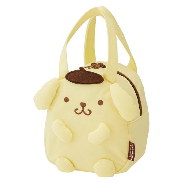 サイズ/約幅18×奥行12×高さ16cm※持ち手、突起部含まず内容量/1個材質/表生地・持ち手：ポリエステル、綿裏生地・パイピング：ポリエステル生産国/中国製洗濯/不可乾燥機/使用不可●お子さまも持ち歩きやすい、柔らかいスウェット生地の手提...