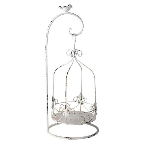 サイズ/約高さ56.5cm直径：約23.5cm重量/約1kg内容量/1個材質/鉄生産国/中国製●ヨーロッパの宮殿を思わせるプラントホルダーです。●錆び風の加工を施してアンティーク調に仕上げています。●ナチュラルな風合いが花や植物の美しさを引...