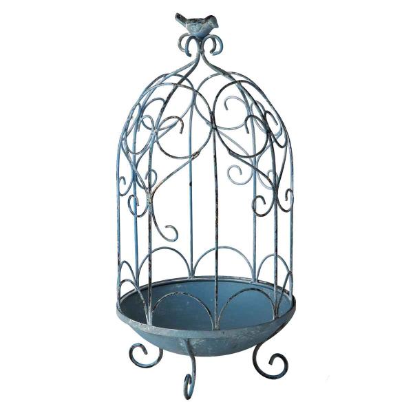 サイズ/約高さ44.5cm直径：約22cm重量/約1kg内容量/1個材質/鉄生産国/中国製●ヨーロッパの宮殿を思わせるプラントホルダーです。●錆び風の加工を施してアンティーク調に仕上げています。●ナチュラルな風合いが花や植物の美しさを引き立...