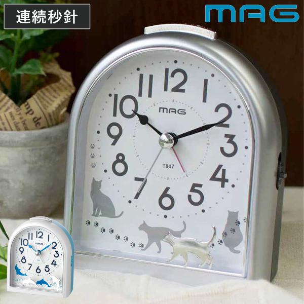 サイズ/約幅11×奥行5.9×高さ12.8cm重量/約175g内容量/1個材質/枠：プラスチック風防：プラスチック種類/ネコ、イルカ生産国/中国製電源/単3形アルカリ乾電池1本（別売）●アニマルモチーフと使いやすい機能を備えた、幅広い年代に...