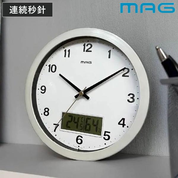 サイズ/約奥行4.4cm直径：約22.4cm重量/約360g内容量/1個材質/枠：プラスチック風防：ガラス生産国/中国製電源/単3形アルカリ乾電池1本、単4形アルカリ乾電池1本（電池別売り）●マットなグレーカラーが空間になじむ、棚やデスクに...